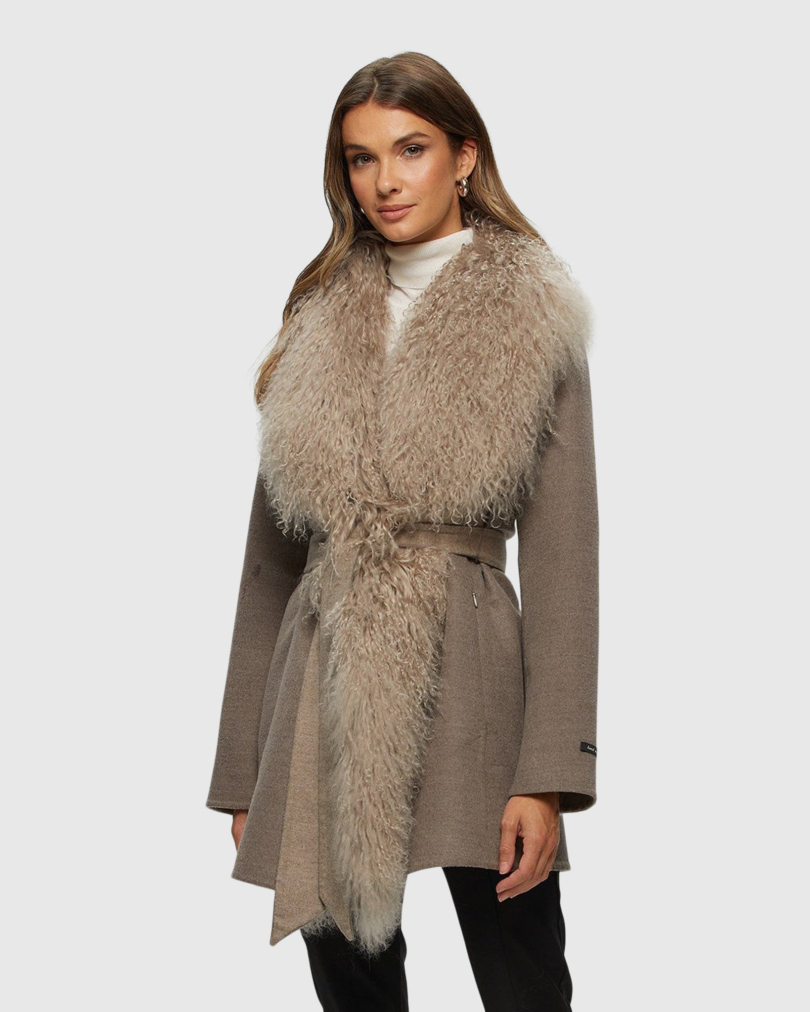 Jacket Crafted From Loro Piana Cashmere And Wool With Select Lamb Trim