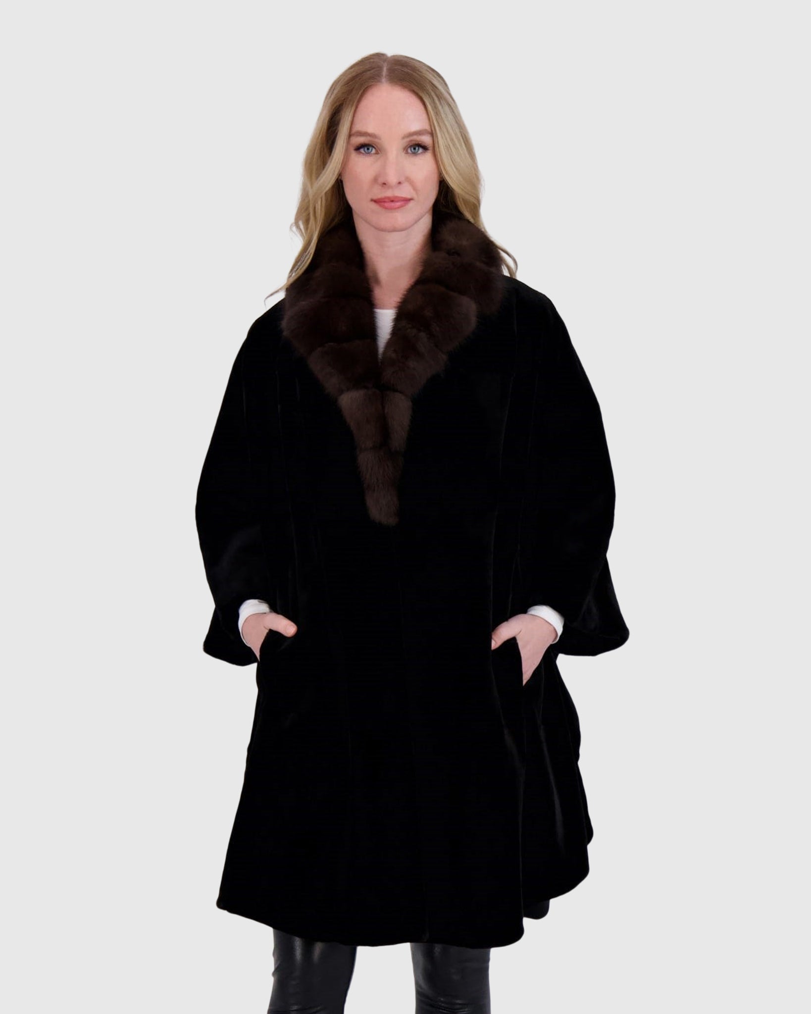 Sheared Mink Jacket W/ Sable